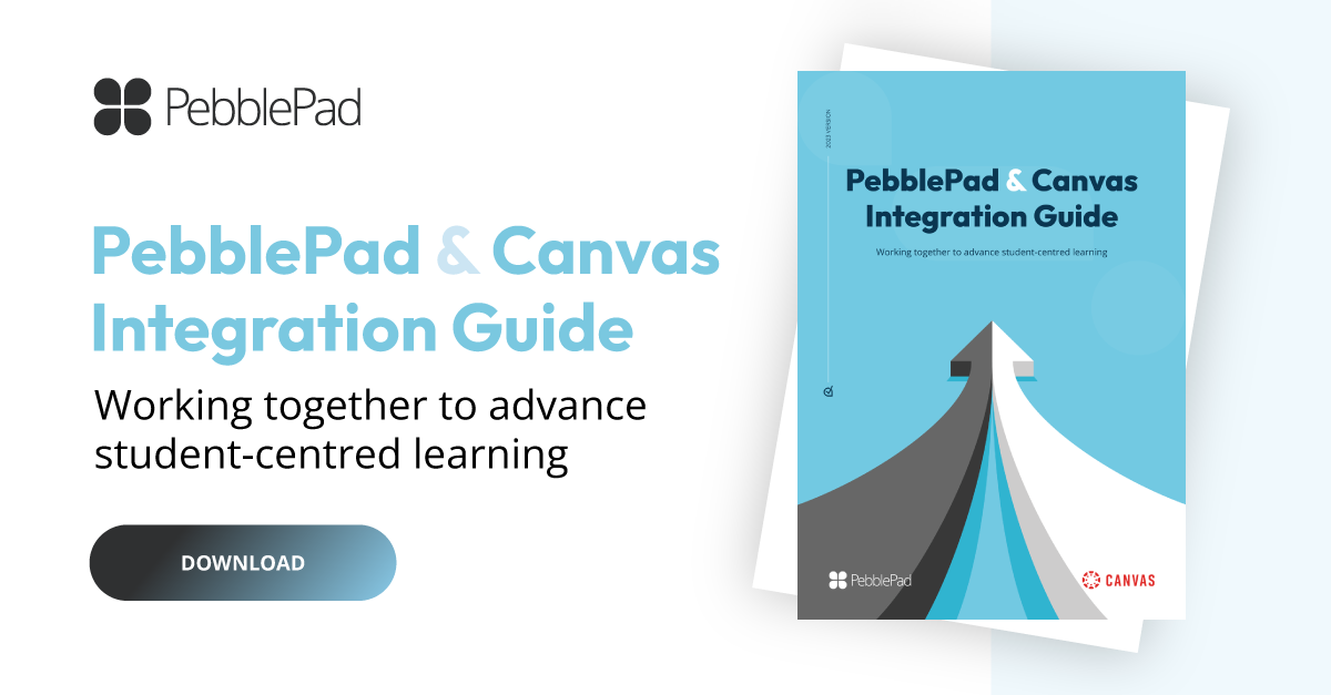 PebblePad and Canvas Integration Guide - PebblePad