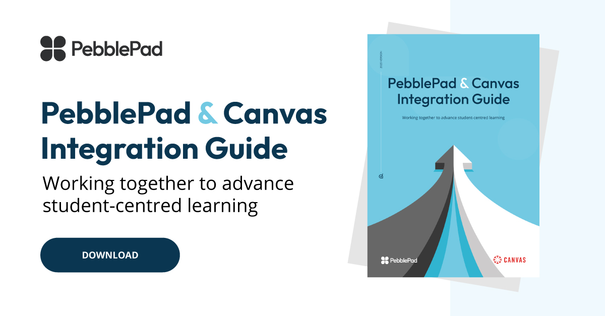 PebblePad and Canvas Integration Guide - PebblePad