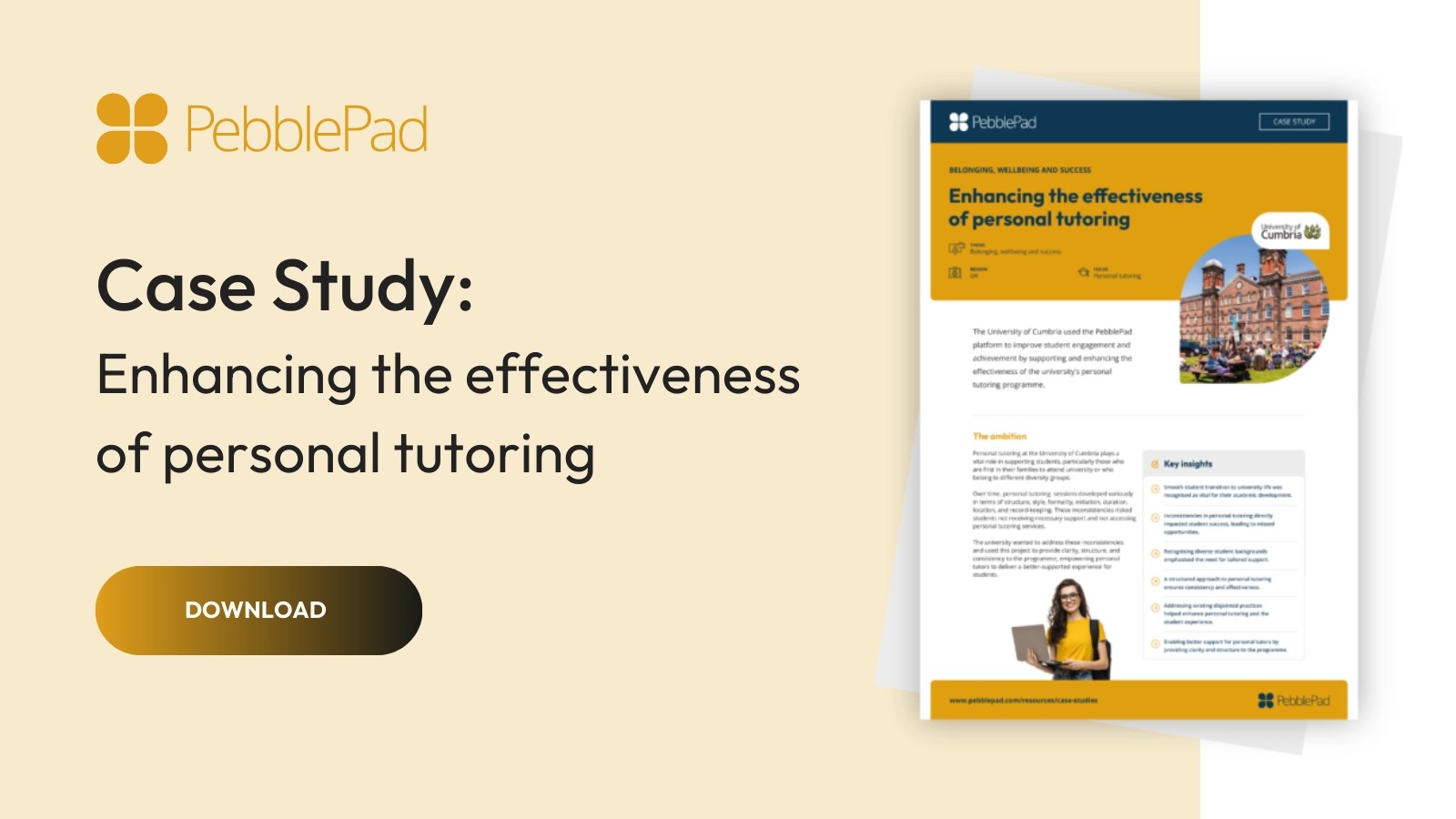 Enhancing the effectiveness of personal tutoring - PebblePad