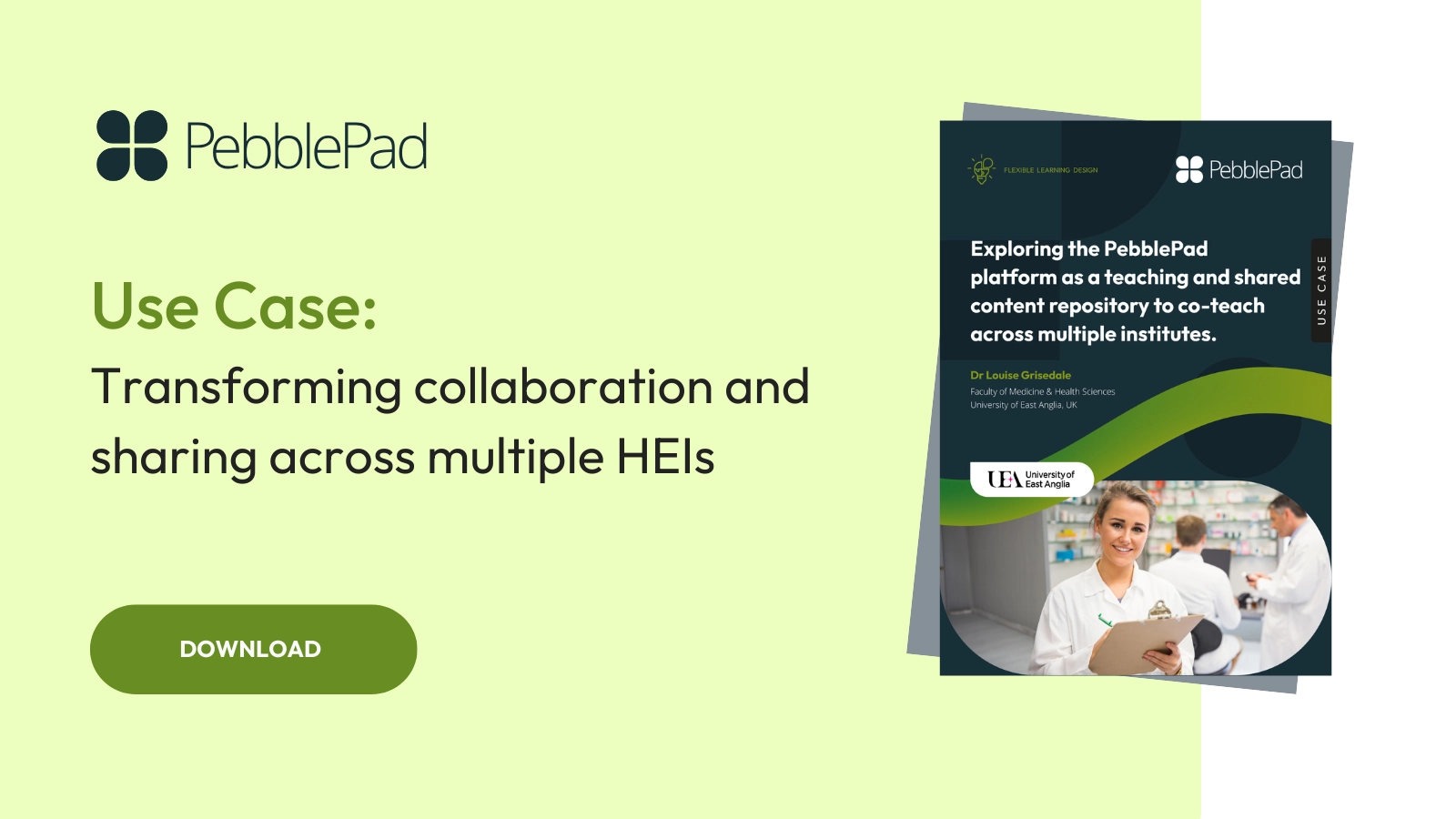 Transforming collaboration and sharing across multiple HEIs - PebblePad